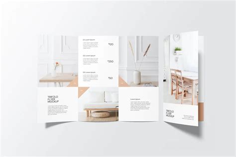 موکاپ بروشور سه لتی سایز Dl کد محصول 142879