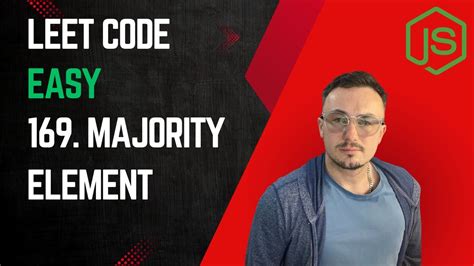 Leetcode 169 Majority Element In Javascript Youtube