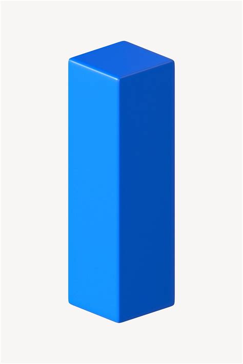 3d Blue Cuboid Geometric Shape Free Photo Rawpixel