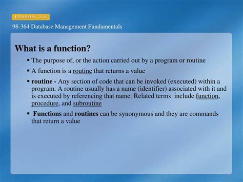 Ppt Create Stored Procedures And Functions Powerpoint Presentation Free Download Id 1569517