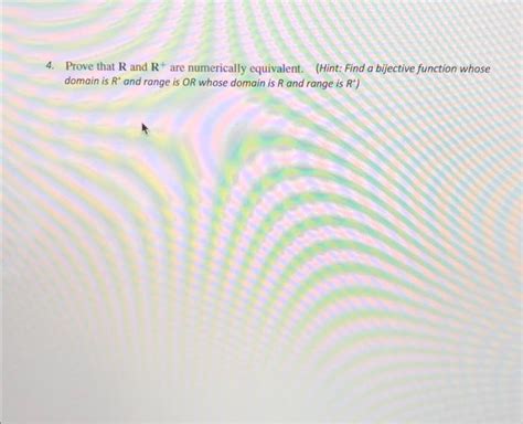 Solved Prove That R And R Are Numerically Equivalent Chegg Com