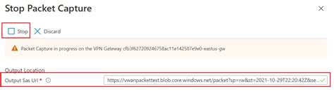 Configure A Packet Capture For S2s Vpn Connections Using The Azure Portal Azure Virtual Wan