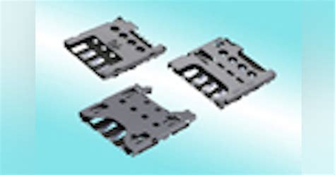 Micro Sim Card Sockets Sized For Smartphones Mobile Devices Electronic Design