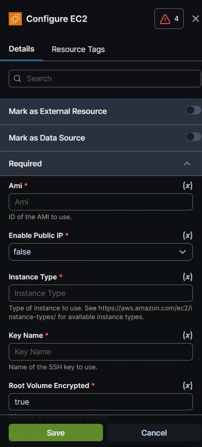 configure a resource stackgen user guide