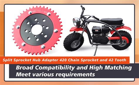420 Chain Sprocket And 42 Tooth Mini Bike Split Sprocket