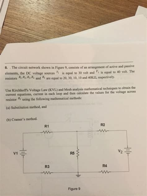 solved circuit network shown figure 9 consists arrangement active