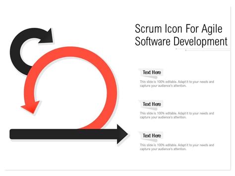 Scrum Icon For Agile Software Development Presentation Graphics Presentation PowerPoint