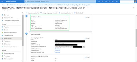 azure active directory integration with aws iam identity center