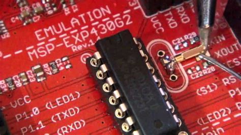 MSP430 Launchpad Tutorial 2 Soldering The Microcrystal To The C B YouTube