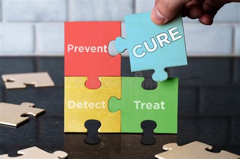 Prevent Detect Treat Search For A Cure Puzzle Pieces Medical Health