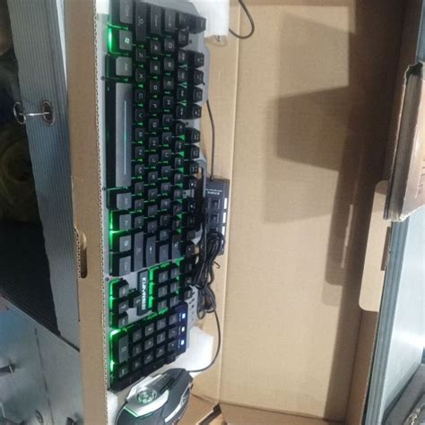 Gaming Keyboad Combo Matal Body Green Light And Gaming Mouse Daraz Pk