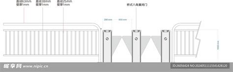 道闸系统施工图设计图 广告设计 广告设计 设计图库 昵享网nipic Cn