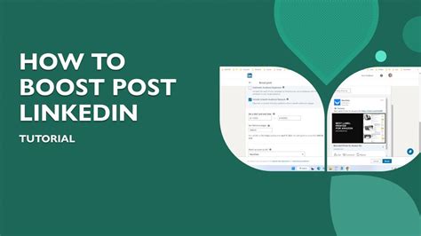 Linkedin How To Boost A Post Youtube