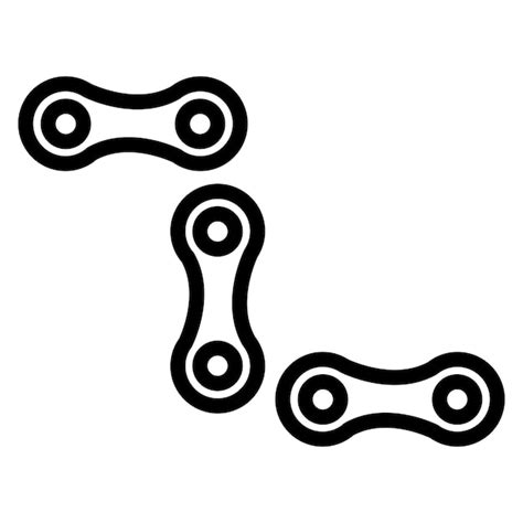 Premium Vector Cycle Chain Vector Illustration