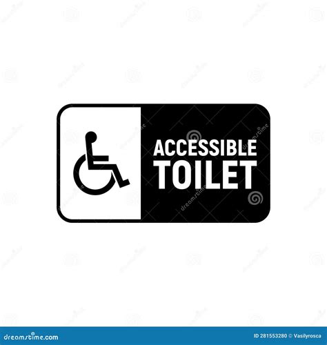 handicap signage vector wc invalid icon disable toilet access