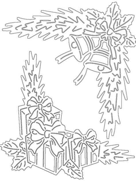 Шаблон елки для вырезания из бумаги