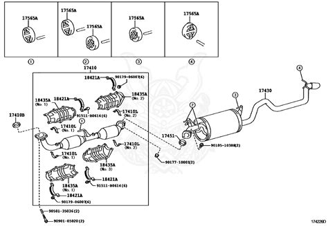 17451 22070 Toyota Gasket Exhaust Pipe Nengun Performance