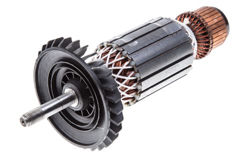 Ротор (Якорь) (L-224 мм, D-54 мм, резьба М10 (шаг 1.25 мм)) BOSCH GWS ...