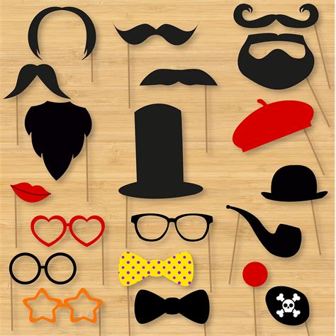 Photobooth Props Printable