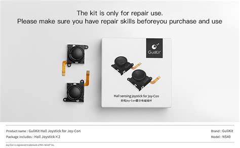 Gulikit Switch Joystick Replacement Hall Effect Joystick No Drift Hall Joystick