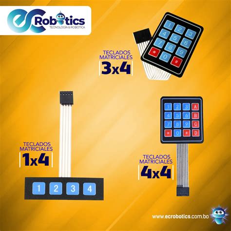 Ec Robotics Te Presentamos Nuestros Teclados Matriciales