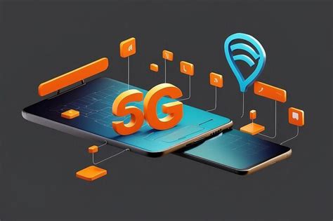 Premium Photo 5g Network Wireless System Wifi Connection Highspeed Mobile Internet Using