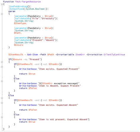 Write TargetResource Functions For PowerShell DSC Scripting Blog Archived