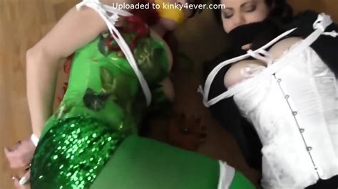 Zatanna And Bound And Gagged Poison Ivy Angel Emily Eporner