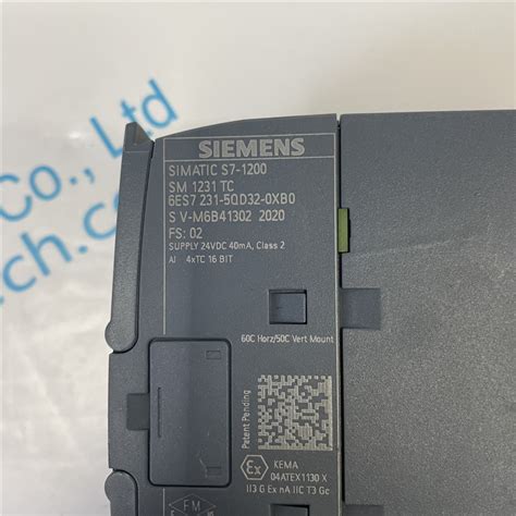 SIEMENS Analog Input Module ES QD XB SIMATIC S Analog Input SM TC AI