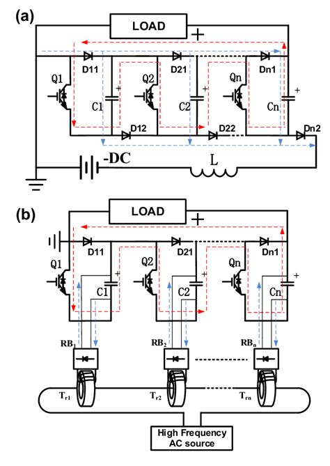 The Schematic Circuits Of A Marx Generator And B Inductive Pulse Adder Download