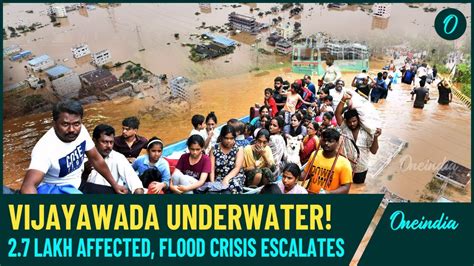 Vijayawada Flood Disaster: Lakhs Affected, Ground Floors Submerged, CM Naidu Appeals for Urgent ...