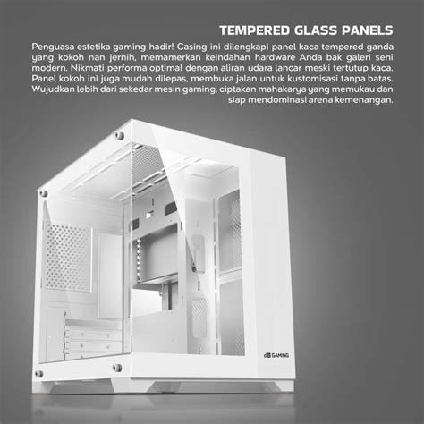Jual Casing Pc Digital Alliance N30se V2 M Atx Itx Case Komputer Gaming Kaca Tempered Glass