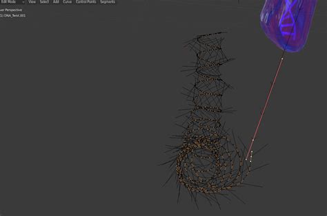 Modeling Blender Trying To Join Bezier Curve With Bezier Curve Made From Spiral Cannot