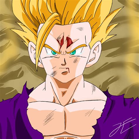 [oc] Ssj2 Gohan Made By Me R Dbz