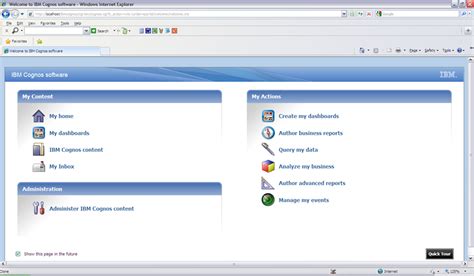 Everyday Is A New Day Ibm Cognos Bi Introduction