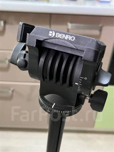 Штатив Benro T980EX с видеоголовой, б/у, в наличии. Цена: 4 000₽ во ...