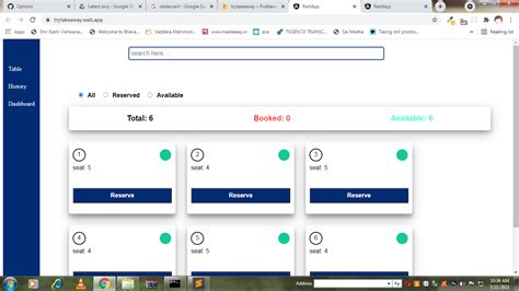 Github Gogularaju Trytablebooking Ui This Project Allows You To Book A Restaurant Table In