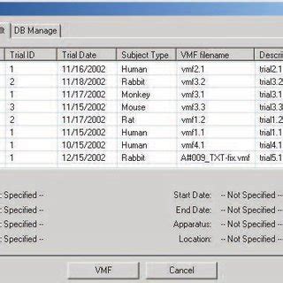 Data Interface Application Results Tab Download Scientific Diagram