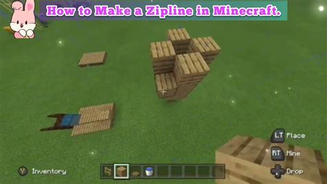 How To Make A Zipline In Minecraft Ziplining Minecraft Places