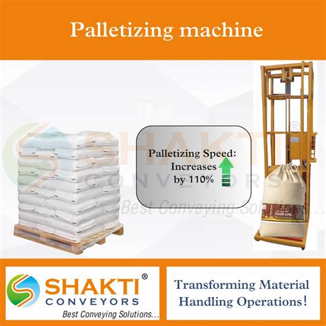 Palletizing Machine By Shakti Conveyors At ₹ 78000 Piece Palletizing Machines In Pune Id