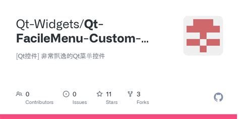Github Qt Widgets Qt Facilemenu Custom Animated Context Menu Animation Qt Qt