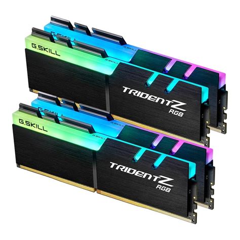 แรมพีซ๊ G Skill Ram Pc Ddr4 64gb 3200mhz Cl16 16gbx4 Trident Z Rgb
