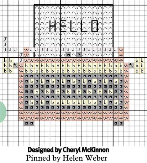 Retro Hello Cross Stitch Pattern