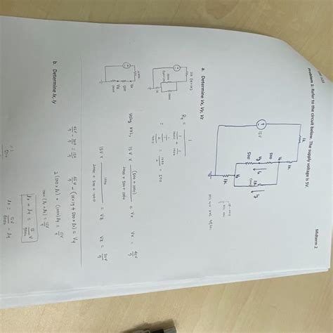 Solved Midterm 2 Problem 1 Refer To The Circuit Below The