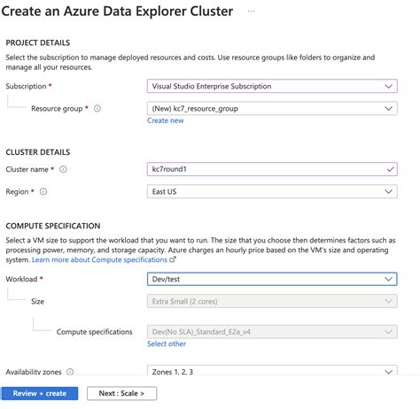 Setting Up Your Azure Data Explorer Cluster In The Azure Portal Kc7