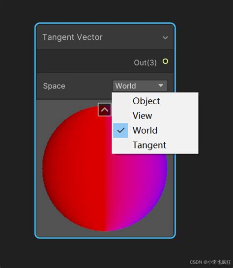 shadergraph节点解析 二十九 切线向量节点（tangent vector node）详解 csdn博客