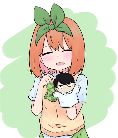 Nakano Yotsuba And Uesugi Fuutarou Go Toubun No Hanayome Drawn By Kujou Karasuma Danbooru