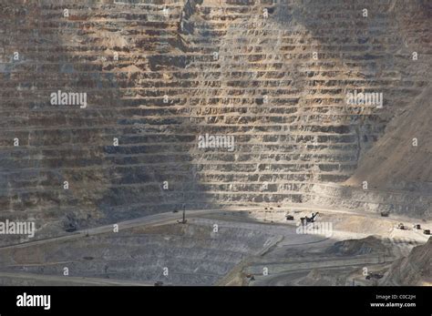 Scene From Kennecott Utah Coppers Open Pit Mine Near Salt Lake City