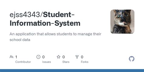 GitHub Ejss Student Information System An Application That Allows Students To Manage