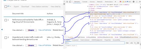 Python Webscraping Scopus With Lxmlhtml Stack Overflow